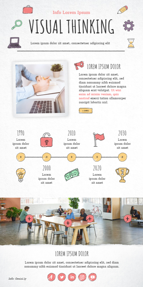 Plantillas de infografías | Genially